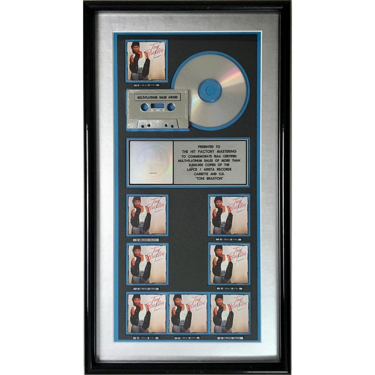 musicgoldmine.com - Toni Braxton debut RIAA 8x Multi-Platinum Album ...