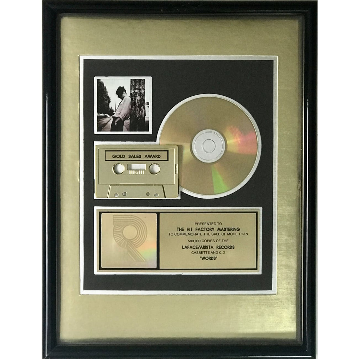 musicgoldmine.com - Tony Rich Project Words RIAA Gold Album Award ...
