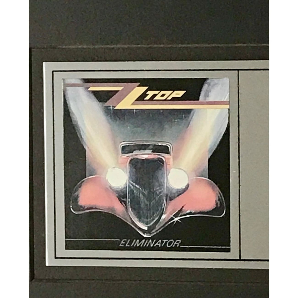 musicgoldmine.com - ZZ Top Eliminator 1983 CRIA Platinum Album Award ...