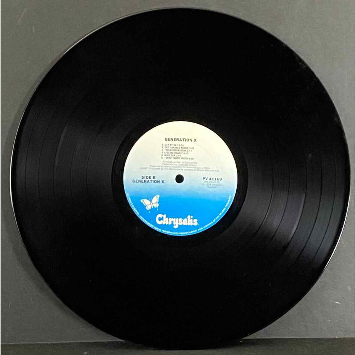 Generation X 1984 Reissue Generation X Promo – MusicGoldmine.com