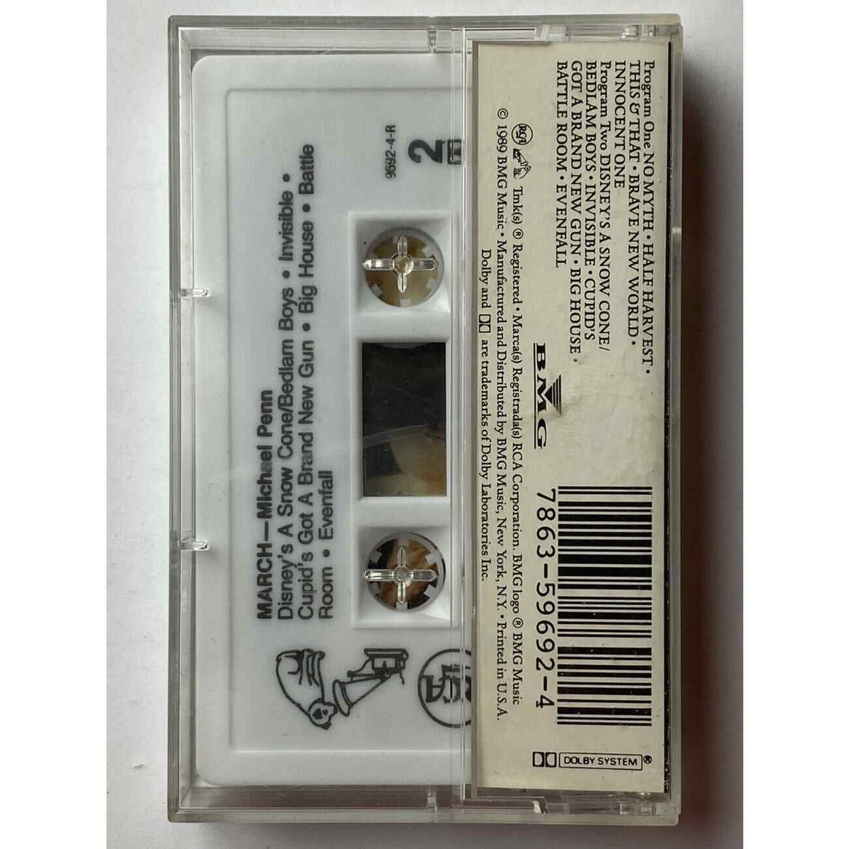 Michael Penn March 1989 Cassette – MusicGoldmine.com
