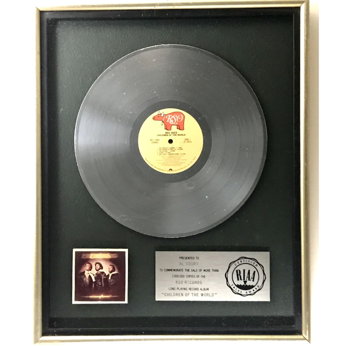 musicgoldmine.com - Bee Gees Children Of The World RIAA Platinum LP ...