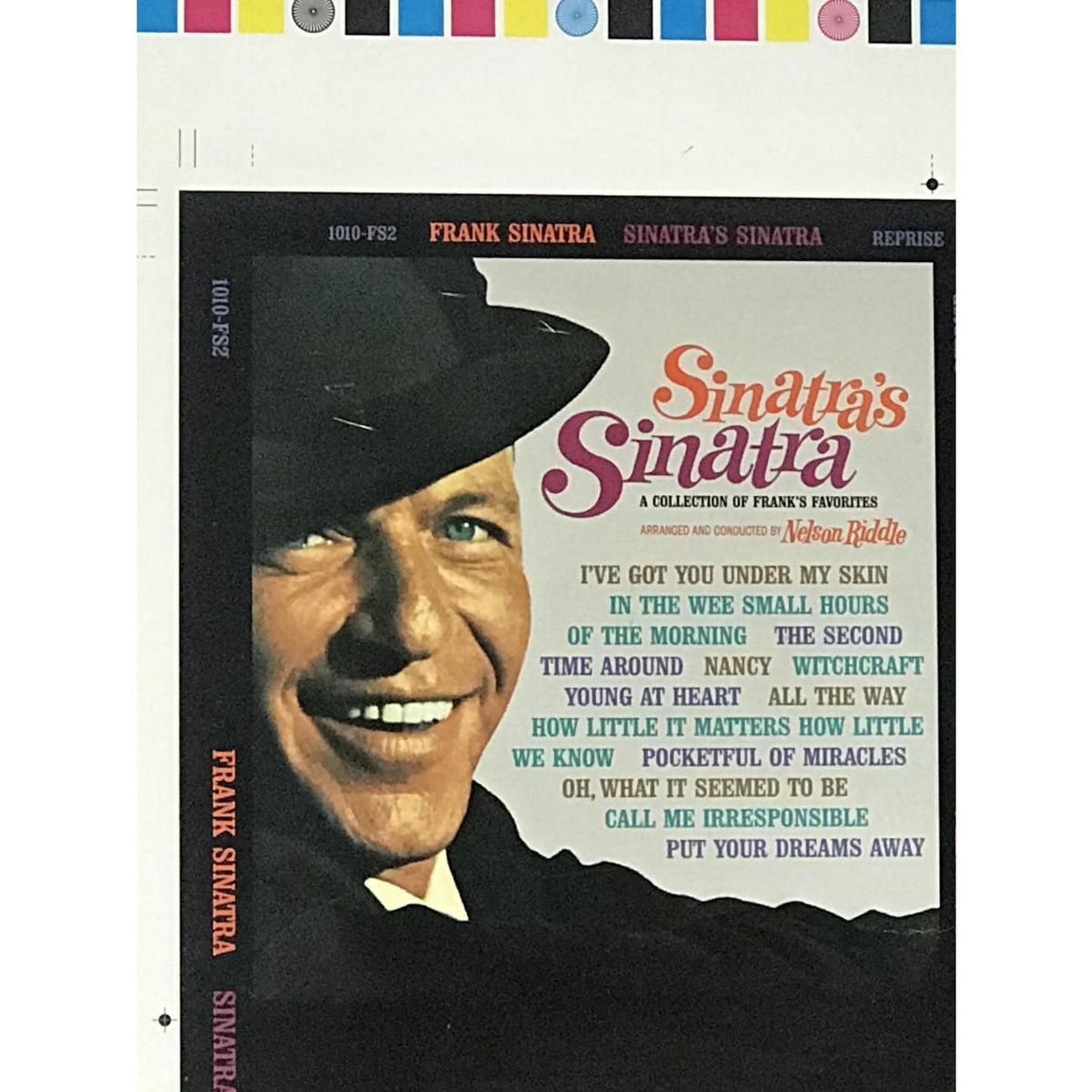 Frank Sinatra Sinatra's Sinatra Album Art Proof – MusicGoldmine.com