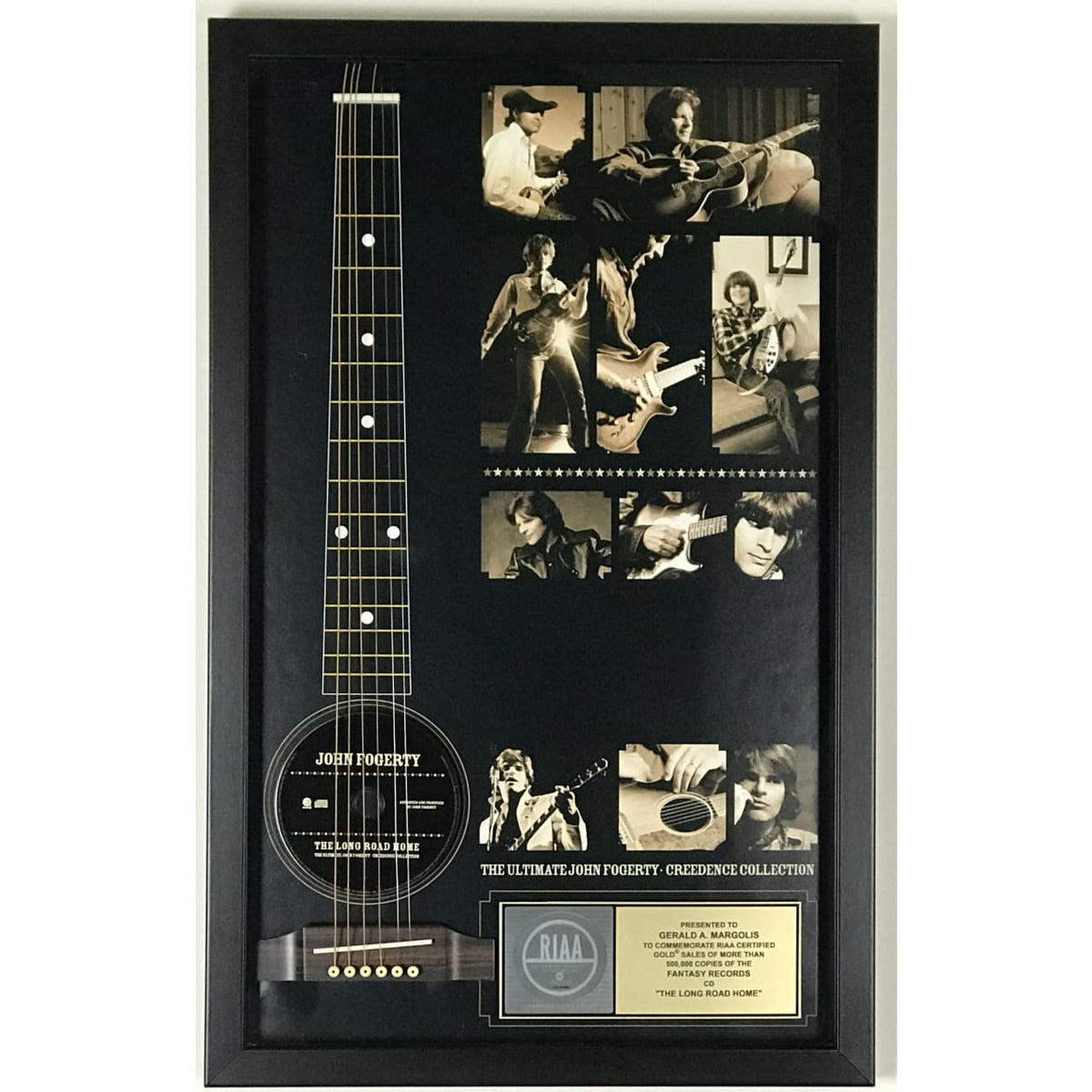 John Fogerty CCR The Long Road Home RIAA Gold Album Award ...