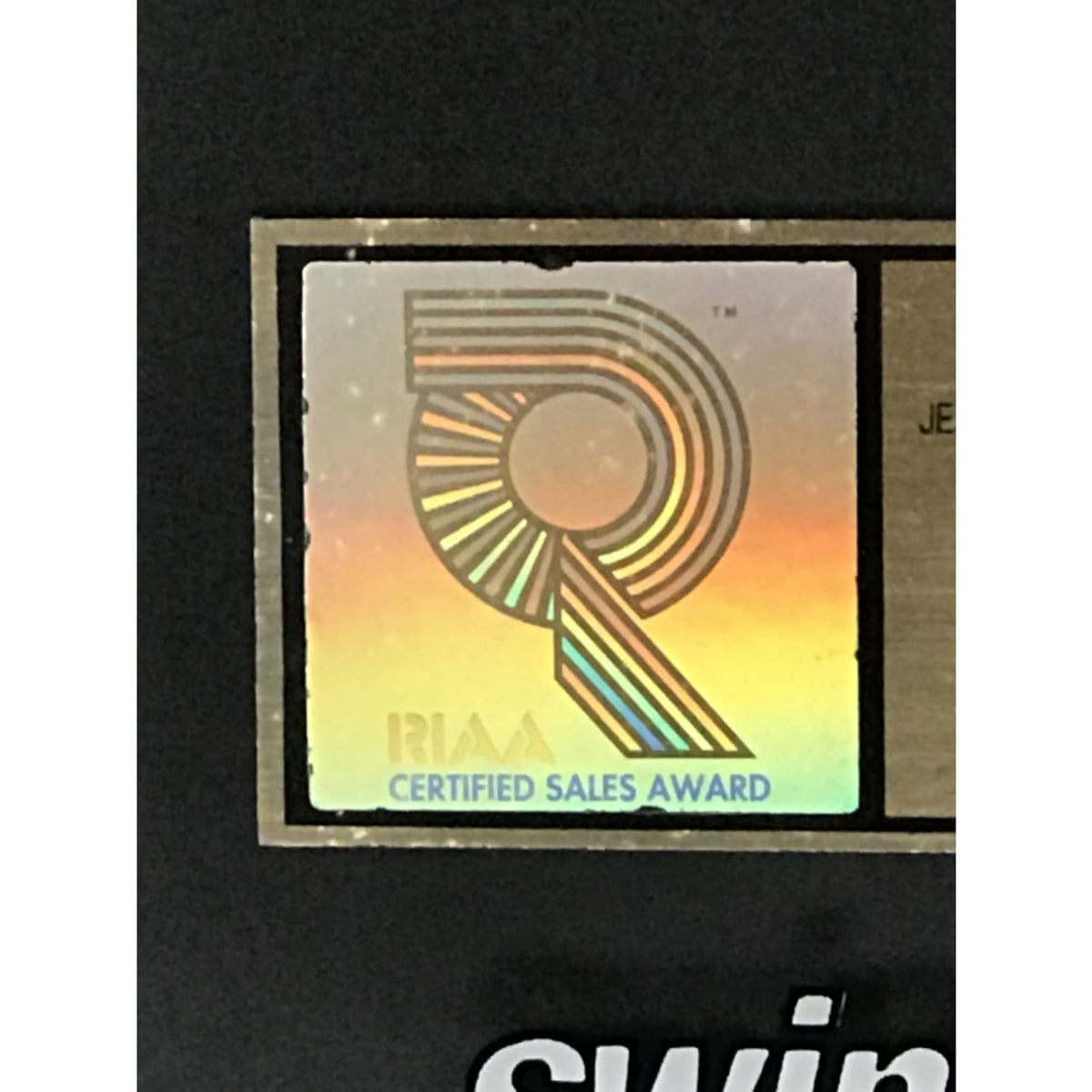K7 Swing Batta Swing RIAA Gold Album Award – MusicGoldmine.com