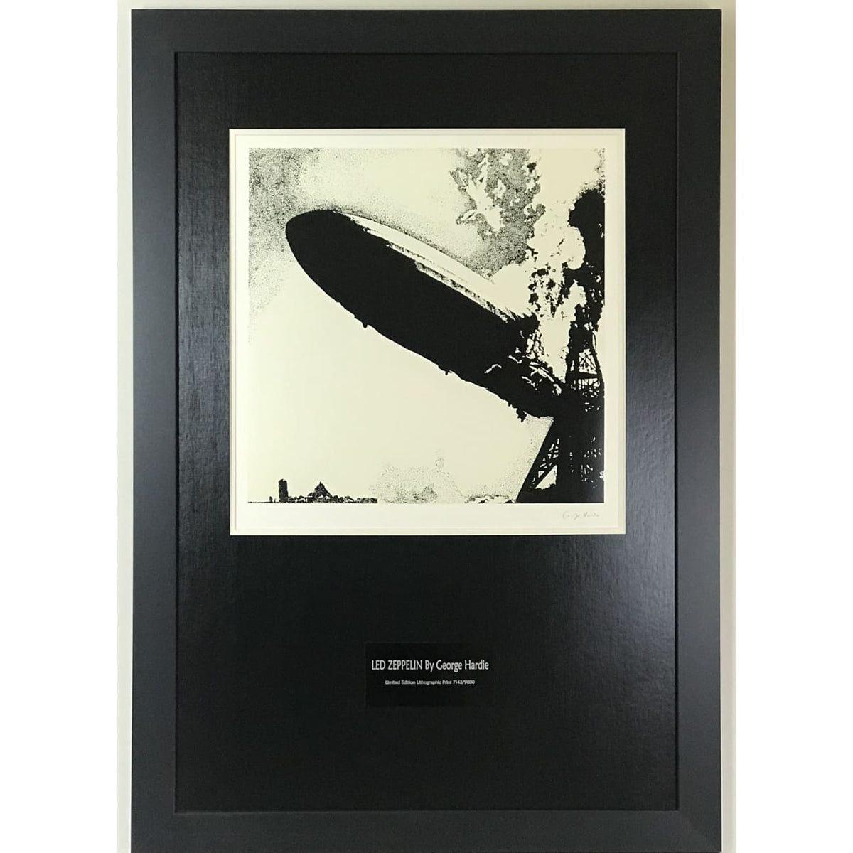 Led Zeppelin I Lithograph by orig. artist George Hardie – MusicGoldmine.com
