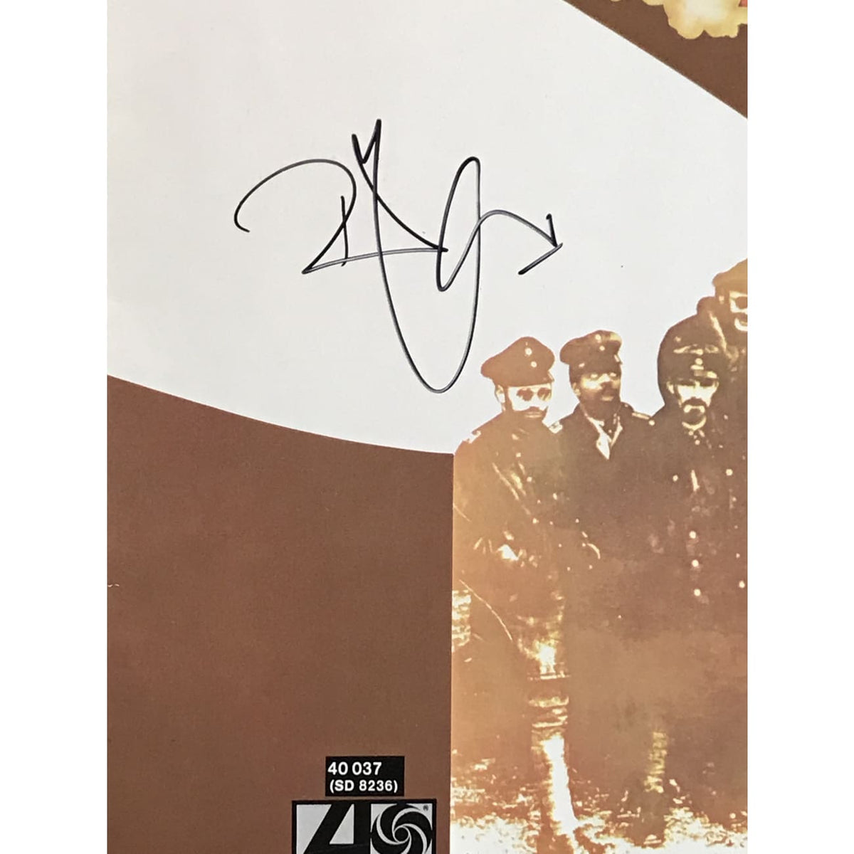 Led Zeppelin II Album Collage signed by Robert Plant w/Epperson LOA ...