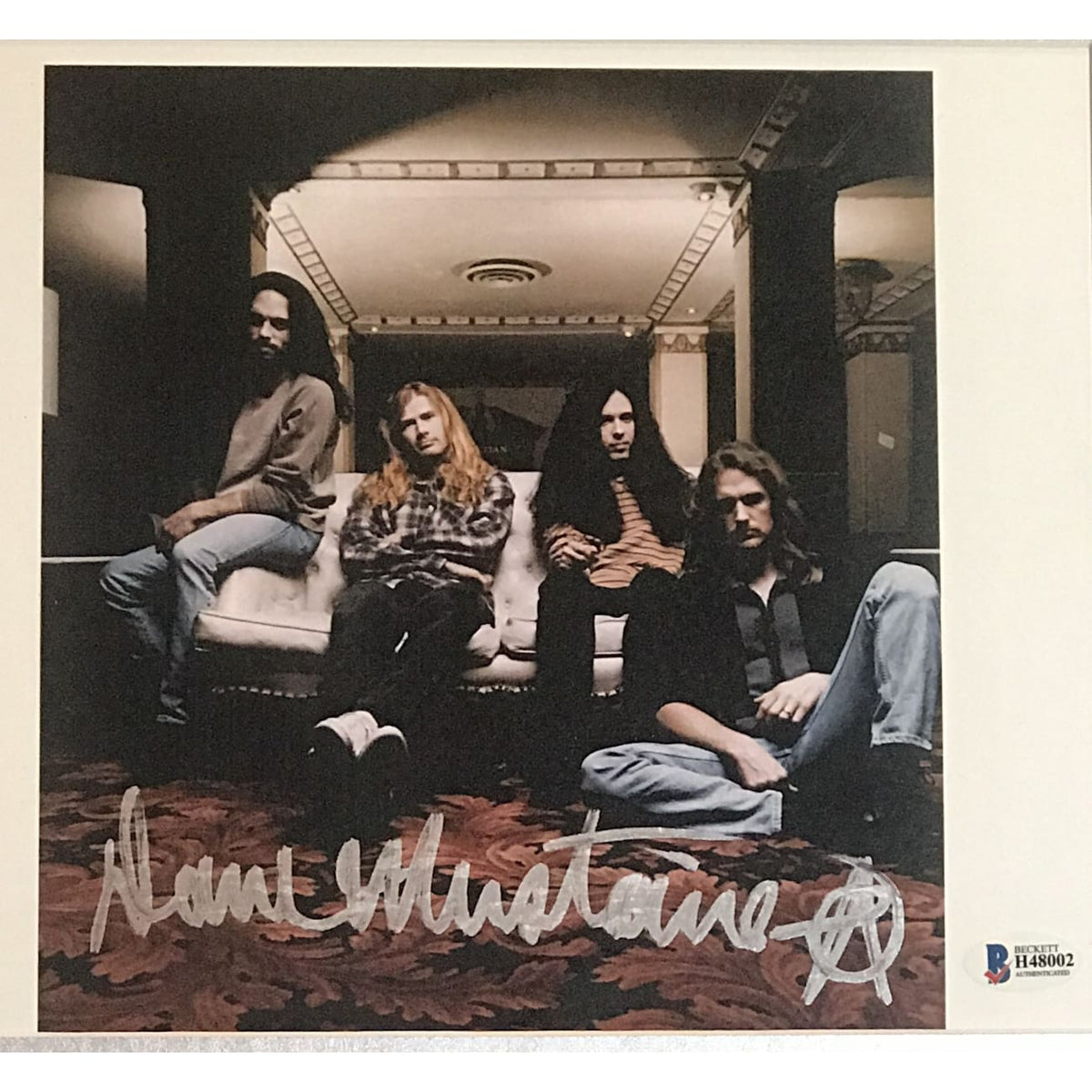 Megadeth Collage Signed by Dave Mustaine w/BAS COA – MusicGoldmine.com