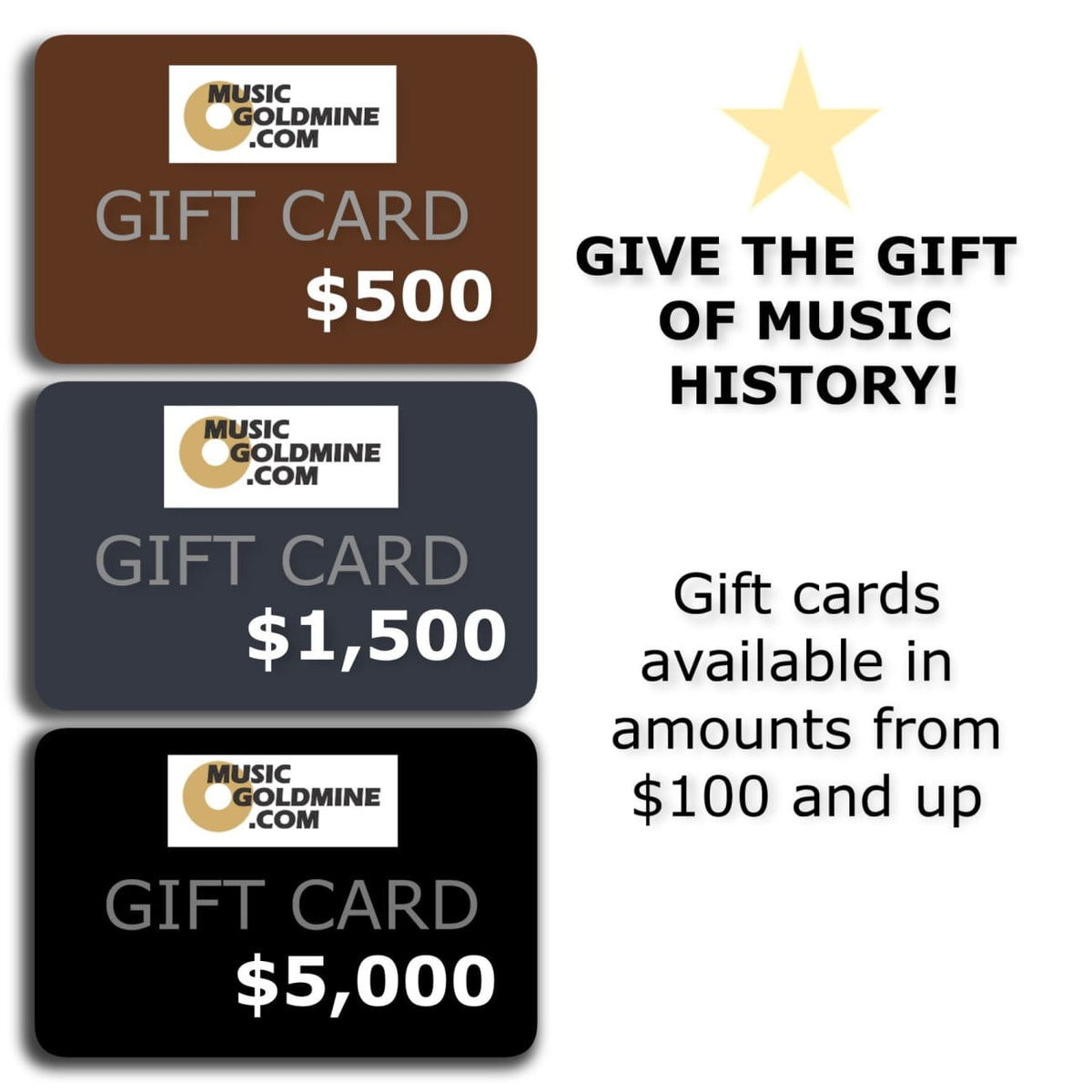 MusicGoldmine.com Gift Card
