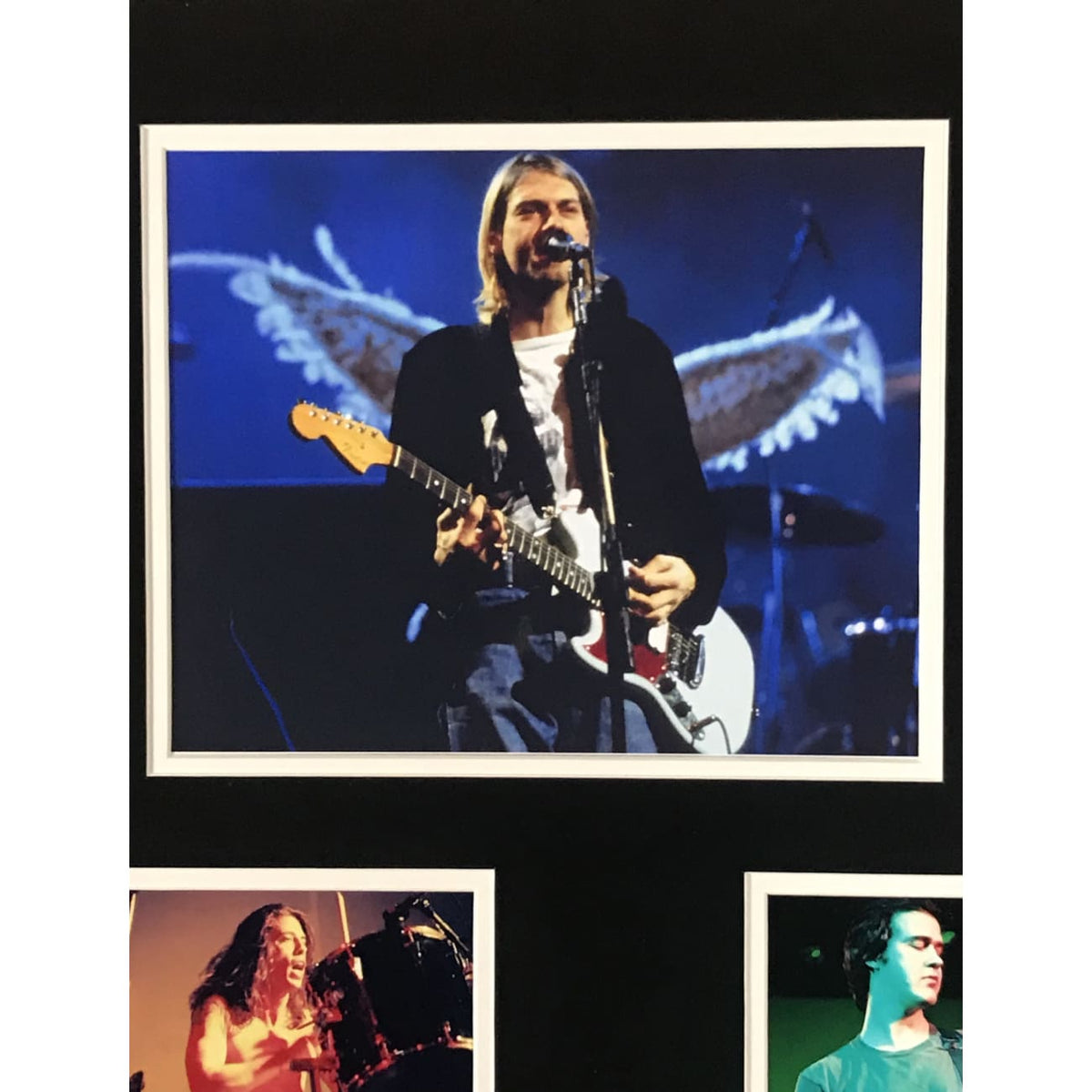 Nirvana Memorabilia Collage with backstage pass – MusicGoldmine.com