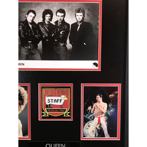 Queen Collage with 1985 Backstage Pass – MusicGoldmine.com