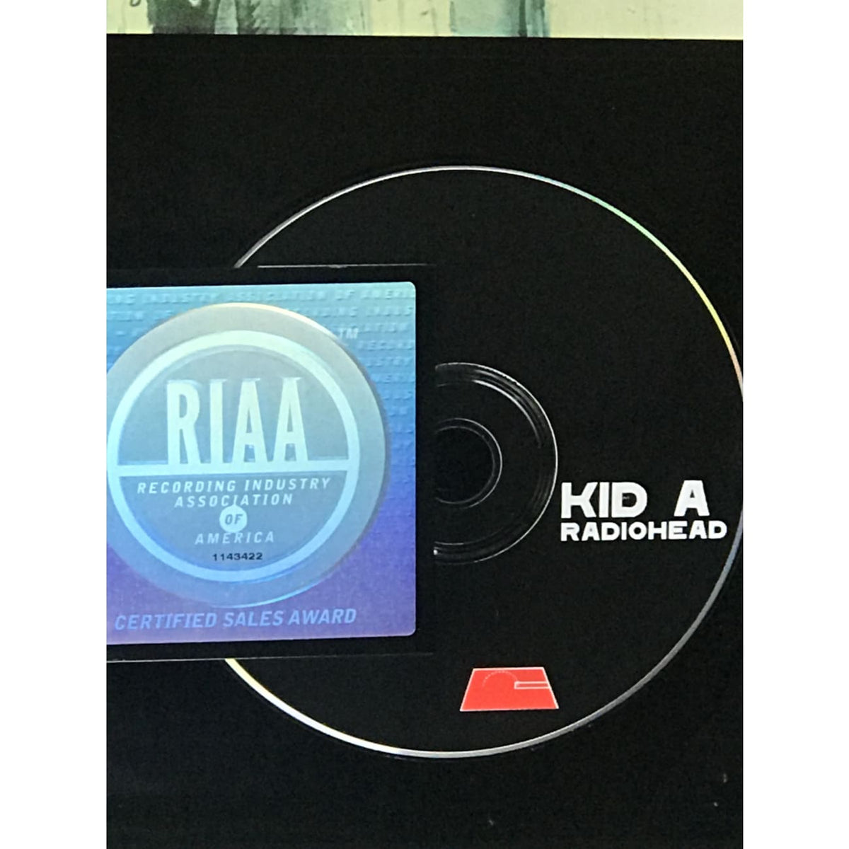 Radiohead Kid A RIAA Platinum Album Award – MusicGoldmine.com