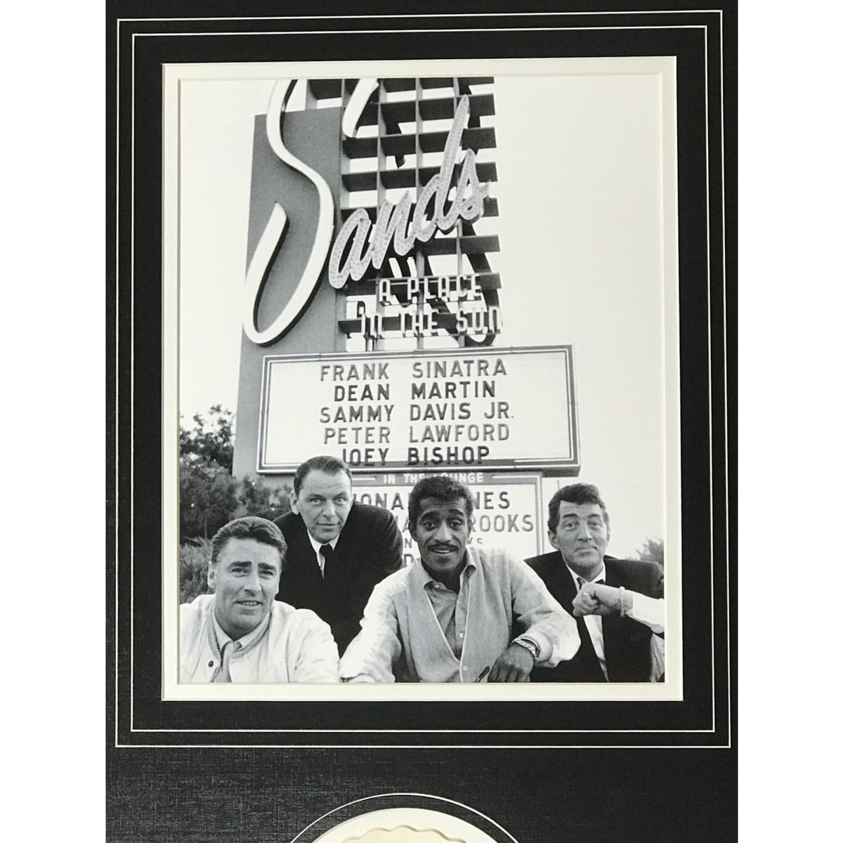 Rat Pack Photo Casino Coaster Collage – MusicGoldmine.com