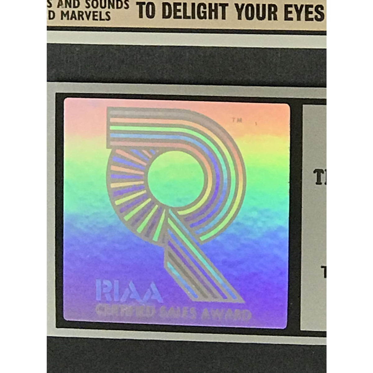 Rolling Stones Rock And Roll Circus RIAA Video Award presented to Bill ...