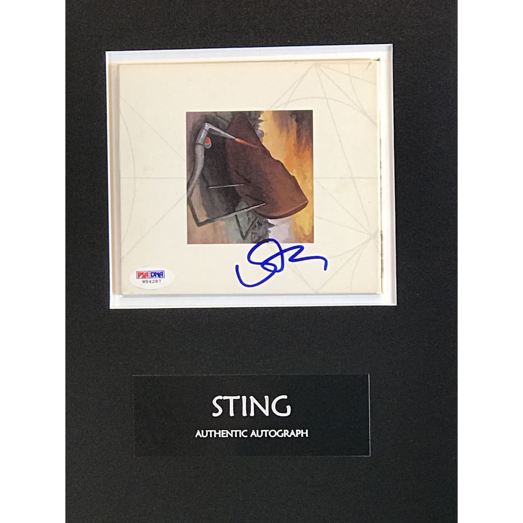 Sting Autographed CD Collage w/PSA COA – MusicGoldmine.com