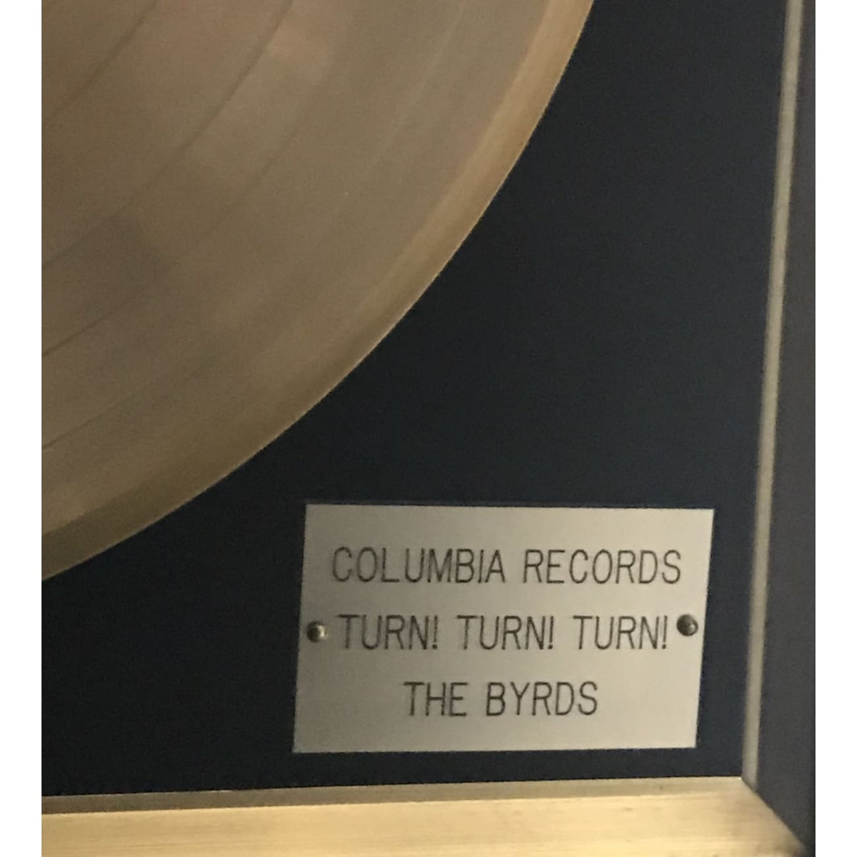 The Byrds Turn! Turn! Turn! 1965 Disc Award Ltd - RARE – MusicGoldmine.com